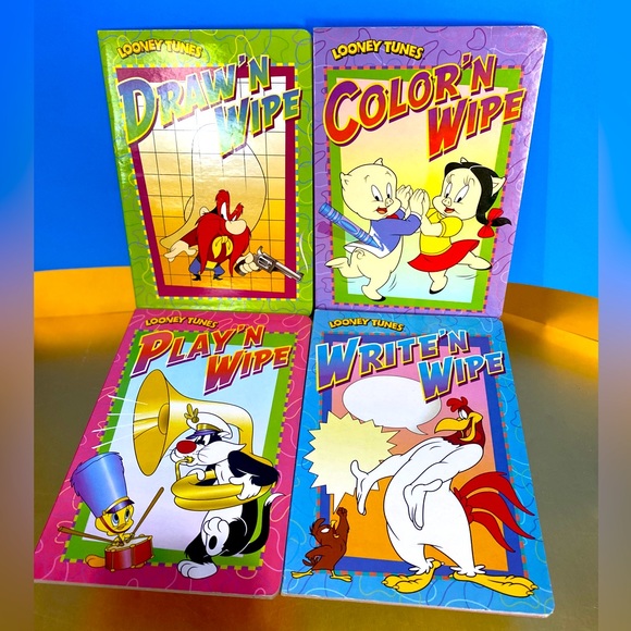 Warner Bros. | Toys | Warner Bros Looney Tunes Vintage Wipe Off ...